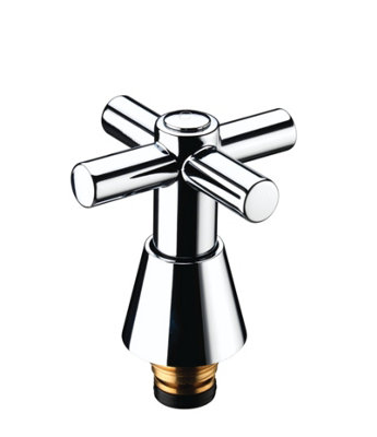 Bristan R 1/2 CH Tap Reviver 1/2 Crosshead Chrome Basin Tap Pair
