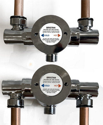 Bristan Sirrus Gummers OPAC TS1203 Exposed Thermostatic Mixer Shower ...