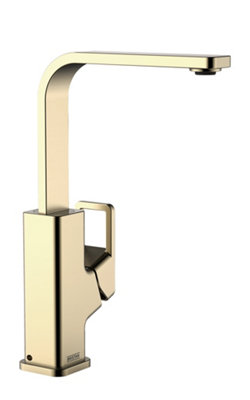 Bristan Spruce Brushed Brass EasyFit Kitchen Sink Mixer Tap + Easy Fit Base
