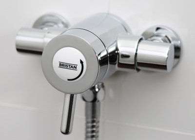 Bristan Traditional Exposed Thermostatic Mixer Lever Shower Valve 110mm ...