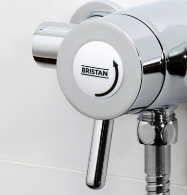 Bristan Traditional Exposed Thermostatic Mixer Lever Shower Valve 110mm ...