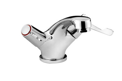 Bristan VAL2 BAS C CD Lever Mono Basin Mixer With Pop Up Waste with ...