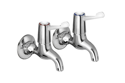 Bristan VAL2 BIB C CD Lever Bib Taps Chrome With Ceramic Disc Valves
