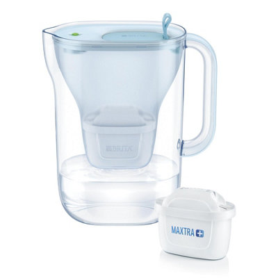 BRITA MAXTRA+ Eco Style Jug Starter Pack, 2.4L, Made of 60% bio-Based ...