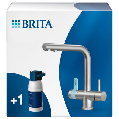 BRITA MYPURE P1 3-WAY TAP - RECTANGLE INCLUDES 1X BRITA P1000 CARTRIDGE ...