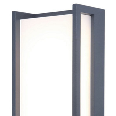 Britalia BR5193001118 LED Anthracite Outdoor Modern Rectangular Flush ...