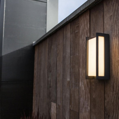 Britalia BR5193001118 LED Anthracite Outdoor Modern Rectangular Flush ...