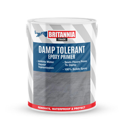Britannia Paints Damp Tolerant Epoxy Primer Clear 4.5 kg - Ideal for ...