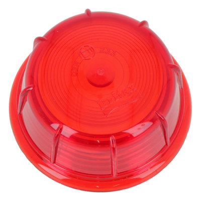 Britax Side Marker Replacement Lens RED & WHITE Outline Light Lamp