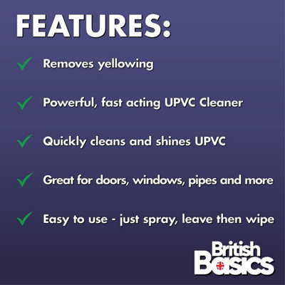 BritishBasics - UPVC Cleaner Spray - 500ml