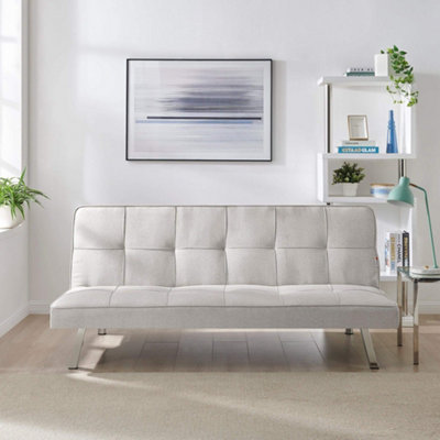 Britney Click Clack 3 Seater Sofa Bed - Beige