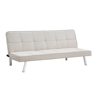 Britney Click Clack 3 Seater Sofa Bed - Beige