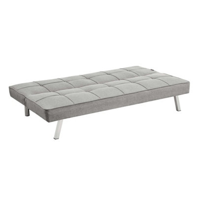 Britney Click Clack 3 Seater Sofa Bed - Grey