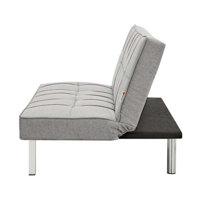 Britney Click Clack 3 Seater Sofa Bed - Grey