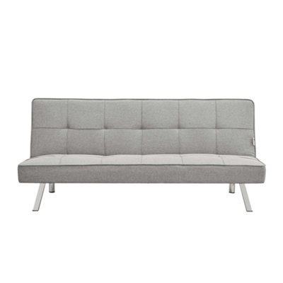 Britney Click Clack 3 Seater Sofa Bed - Grey