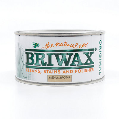 Briwax Original Medium Brown 200g - New Size for Smaller Jobs - The ...