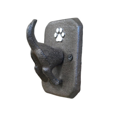Bronze Rustic Dog Tail Coat Hook
