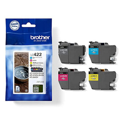 Brother Lc-422 val Black / Cyan / Magenta / Yellow, Multi-Pack ...