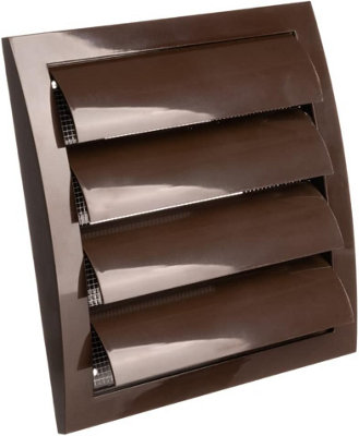Brown External Gravity Flaps 125mm / 5"