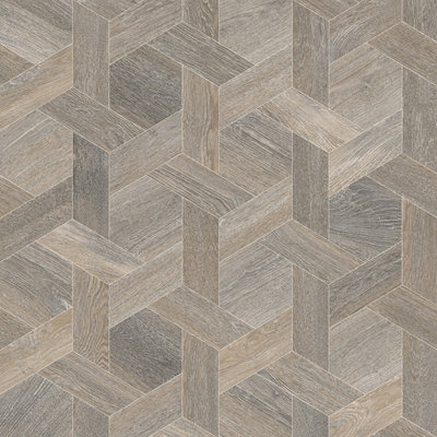 Brown Modern Parquet Effect Anti-Slip Vinyl Flooring for Home, Shops ...