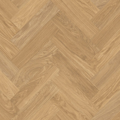 Brown Modern Parquet Effect Anti-Slip Vinyl Flooring For Kitchen ...