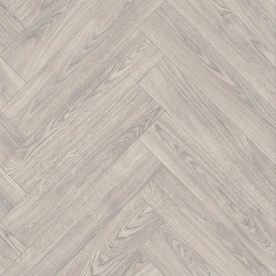 Brown Modern Parquet Effect Anti-Slip Vinyl Flooring For Kitchen ...