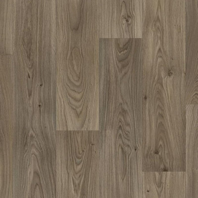 Brown Modern Wood Effect Slip Resistant Vinyl Flooring for Home, Shops ...