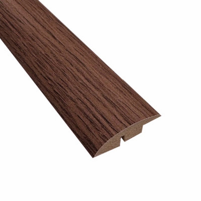 Brown Oak Reducer Laminate Wood Flooring MDF Ramp Edge Threshold Trim 0 ...
