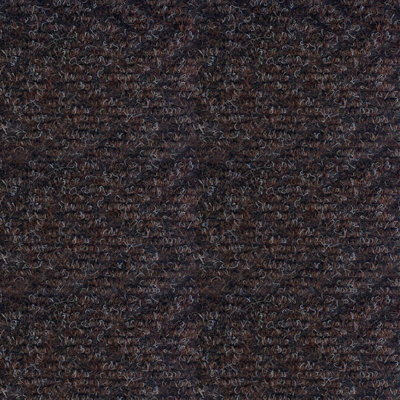 Brown Plain Non-Slip 2m Wide Heavy-Duty Entrance Matting In/Outdoor use ...