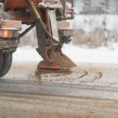 Brown Rock Salt De-Icing Grit Bulk Bag Approx. 850kg Charles Watson