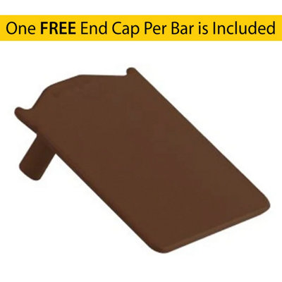 Brown Snapdown Rafter Supported TGlaze Glazing Bar for 10, 16 and 25mm ...