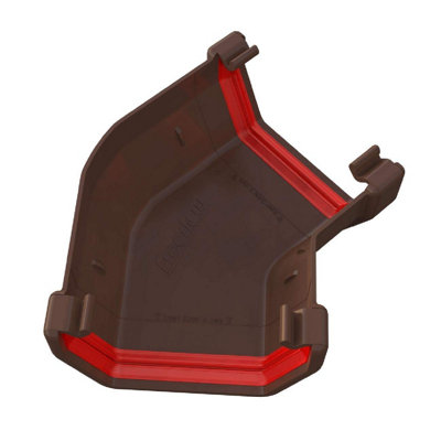 Brown Square Gutter 135 Degree Angle Joint, Freeflow 114mm Rain Water ...