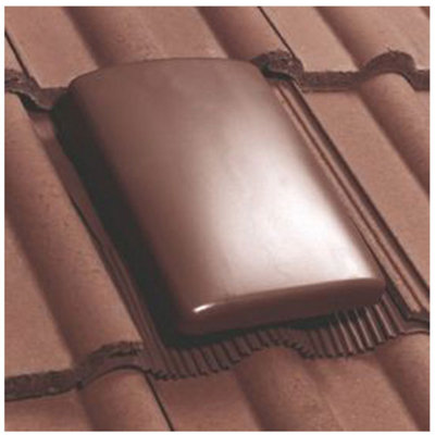 Brown Tile Vent Universal Ventilator With Multi Spigot Connections 100 ...
