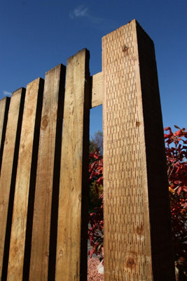 Brown Treated Wooden Fence Post UC4 100mm x 100mm x 2400mm Ground ...