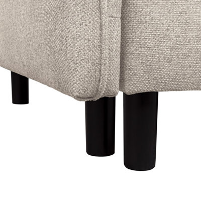 Bruno 3 Seater Sofa Bed with Storage - Beige (Lumos22)