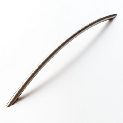 Brushed Nickel Kitchen Cabinet Bow Handles 128mm Bedroom Bathroom ...