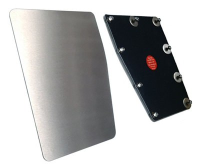 Brushed stainless Repair / security shield set compatible with Ford ...