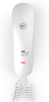 BT Duet 210 Corded Telephone, White