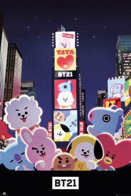 BT21 BT21 61 x 91.5cm Maxi Poster | DIY at B&Q