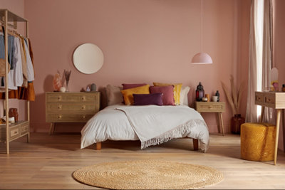 BTFY Rattan Open Wardrobe, Freestanding Clothing Rail, Clothes Rail w ...