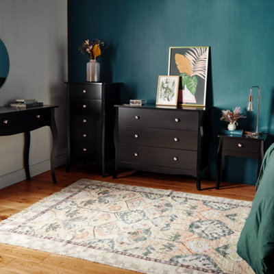 Black dresser nightstand set store