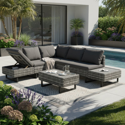 Rattan Garten Lounge Set
