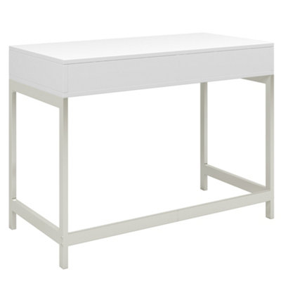 BTM Computer Desk Dressing Table with 2 Drawers Work Table Home Office ...