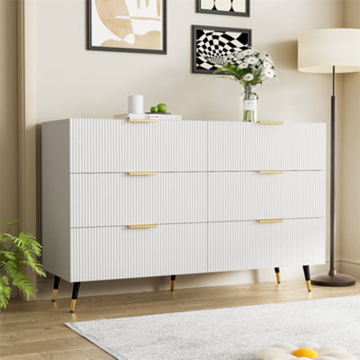 BTM Elegant sideboard with modern design, chest of drawers and plenty ...