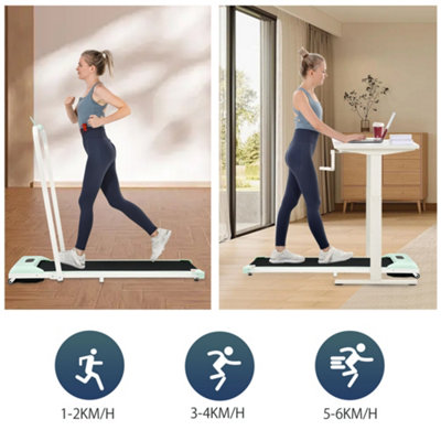 BTM Folding Treadmill Under Desk Portable Walking and Running Machine ...
