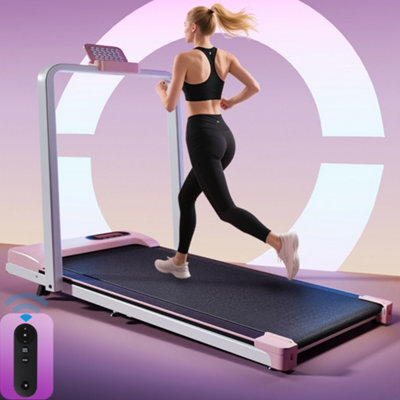 BTM Folding Treadmill with Handrail, 1 To 10km/h Speed, LED Display ...