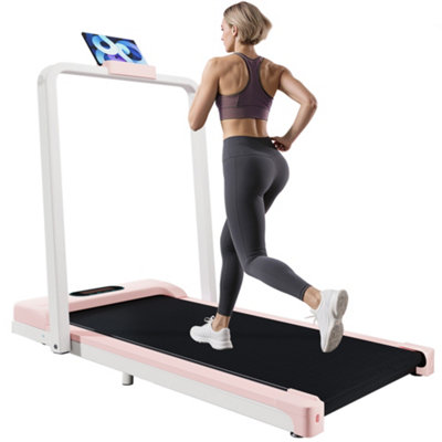 BTM Folding Under Desk Treadmill Home Office Portable Walking Running ...