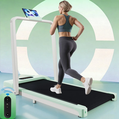 BTM Folding Under Desk Treadmill Portable Home Office Walking Running ...