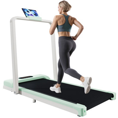 BTM Folding Under Desk Treadmill Portable Home Office Walking Running ...