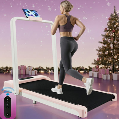BTM Folding Under Desk Treadmill Portable Home Office Walking Running ...